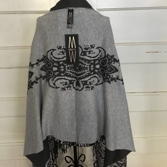 MarlaWynne | Jackets & Coats | Marla Wynne Reversible Paisley Shawl ...
